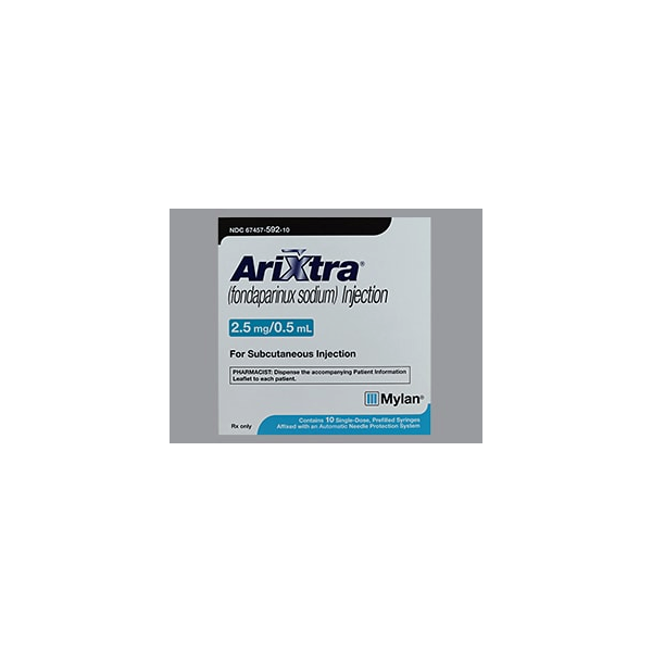 ARIXTRA Fondaparinux Sodium 2.5mg / 0.5mL Solution for IV/SC Injection ...